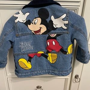 Zara | Jackets & Coats | Zaras Disney Fur Jean Jacket | Poshmark